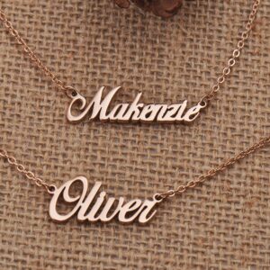 HUAN XUN Custom Letter Name Necklace Best Jewelry Gifts for Mother Torin