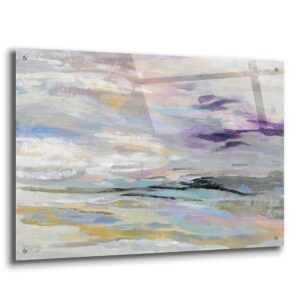 Epic Art 'Sea and Sky' by Silvia Vassileva, Acrylic Glass Wall Art, 36"x24"