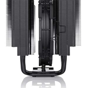 Noctua NH-D15S chromax.Black, Premium Dual-Tower CPU Cooler with NF-A15 PWM 140mm Fan (Black)