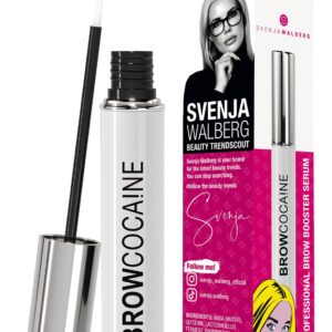 BROWCOCA!NE® eyebrow growth serum for thicker brows I vegan eye-brow booster for rapid brow growth by Svenja Walberg I test winner eyebrow growth MADE IN GERMANY