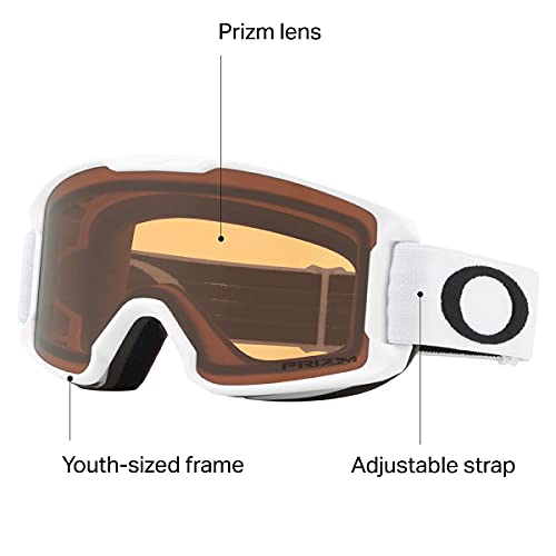 Oakley Line Miner XS Matte White Prizm Persimmon