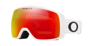 oakley flight tracker xs matte white prizm torch iridium