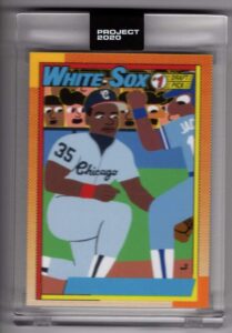 2020 topps project 2020 by keith shore #141 frank thomas /6678 white sox