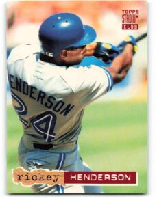 1994 stadium club #107 rickey henderson nm-mt toronto blue jays baseball