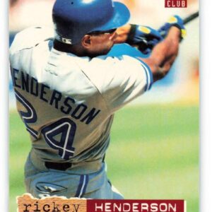 1994 Stadium Club #107 Rickey Henderson NM-MT Toronto Blue Jays Baseball