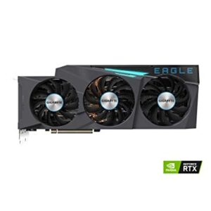 Gigabyte GeForce RTX 3090 EAGLE OC 24G Graphics Card, 3x WINDFORCE Fans, 24GB 384-bit GDDR6X, GV-N3090EAGLE OC-24GD Video Card