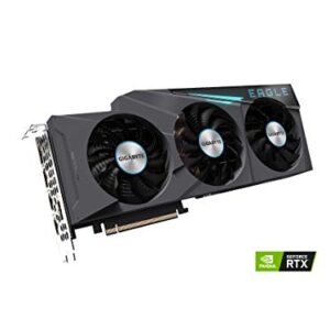 Gigabyte GeForce RTX 3090 EAGLE OC 24G Graphics Card, 3x WINDFORCE Fans, 24GB 384-bit GDDR6X, GV-N3090EAGLE OC-24GD Video Card