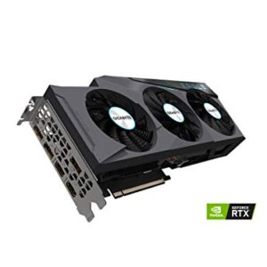 Gigabyte GeForce RTX 3090 EAGLE OC 24G Graphics Card, 3x WINDFORCE Fans, 24GB 384-bit GDDR6X, GV-N3090EAGLE OC-24GD Video Card