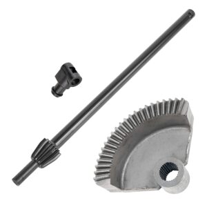 caltric steering shaft sector gear compatible with husqvarna 532156546 156546