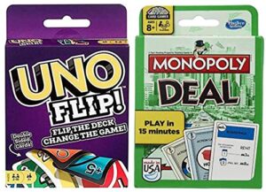 uno flip! and monopoly deal 2-pack