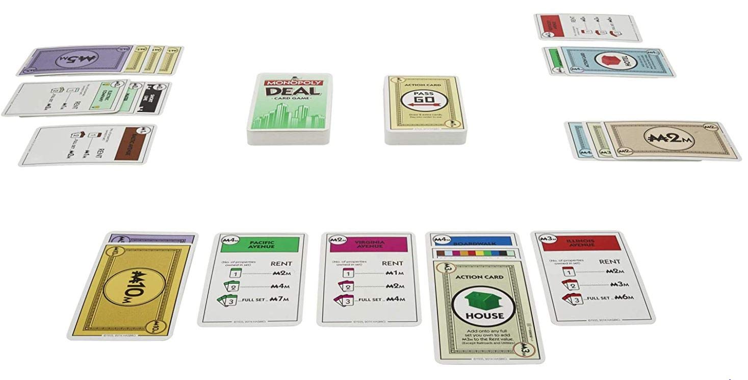 Uno Flip! and Monopoly Deal 2-Pack