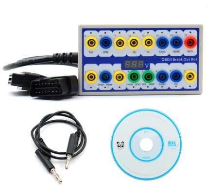 OBDII Diagnostic Scan Detector ＆ Break Out Box, OBD2 Breakout Box, OBD line Signal , Auto ECU Connector