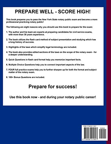 Pass the New York Notary Public Exam Third Edition: Everything you need - Exam Prep with 4 Full Practice Tests!