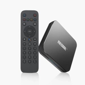 google certified mecool km9 pro the real android tv os android 10.0 4g ram 32g rom dual wifi 2.4g 5g voice remote control