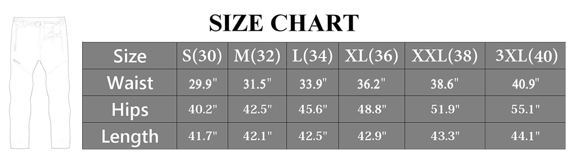 MOERDENG Men's Soft Shell Waterproof Winter Snow Ski Snowboarding Pants Fleece Cargo Hiking Pants