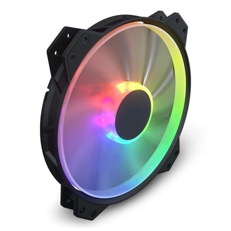 Cooler Master MasterFan MF200R ARGB 200 mm Addressable RGB Fan,5V/3-PIN,NOT Work with 4-PIN RGB or Standard RGB+12V