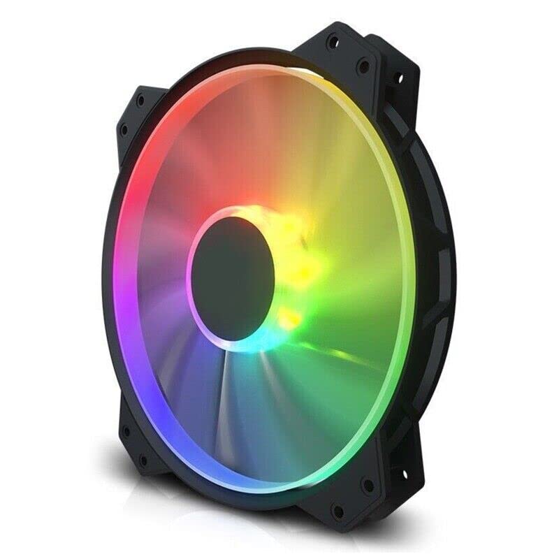 Cooler Master MasterFan MF200R ARGB 200 mm Addressable RGB Fan,5V/3-PIN,NOT Work with 4-PIN RGB or Standard RGB+12V