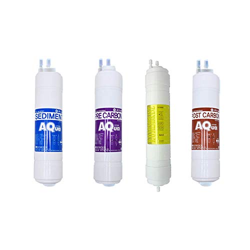 4EA Economy Replacement Water Filter Set for LG water purifier : WQD74RL9-10 microns