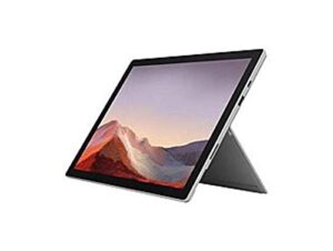 microsoft pvr-00001 surface pro 7 tablet - 12.3 - 8 gb ram - 256 gb ssd - windows 10 pro - platinum - intel core i5 10th gen microsdxc supported - 2736 x 1824 - pixelsense display - 5 (renewed)