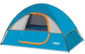 camping tent 2 person, waterproof windproof tent with rainfly easy set up-portable dome tents for camping