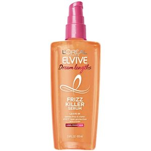 l'oreal paris elvive dream lengths frizz killer leave-in serum, 3.4 ounce