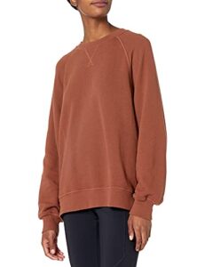 bandier x sincerely jules_the juniper crew neck sweatshirt sunbaked-m