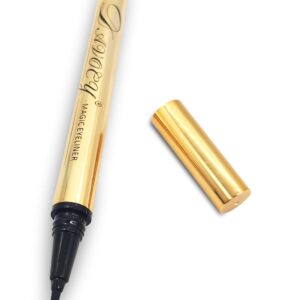 Davocy Magnetic Eyeliner for False Eyelash, No Glue Need, Suitable for Sensitive Eyes, Waterproof & oil-proof, Easy to Use for Makeup, Compatible with Any False Eyelashes,