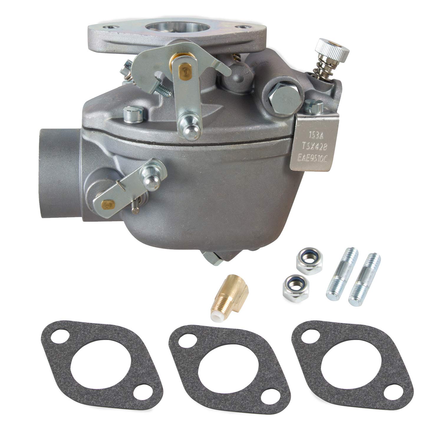 RANSOTO TSX428 Carburetor Tractor Carb Compatible with Ford NAA NAB Jubilee 600 650 700 800 850 Tractor with 134 CID Gas Engines Marvel Schebler TSX428 with Gaskets Replace B2NN9510A EAE9510C 155439