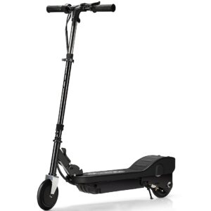 maxtra electric scooter for kids ages 6-12, 60 mins long battery life, foldable ＆ adjustable handlebar height