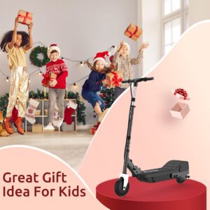 MAXTRA Electric Scooter for Kids Ages 6-12, 60 Mins Long Battery Life, Foldable ＆ Adjustable Handlebar Height