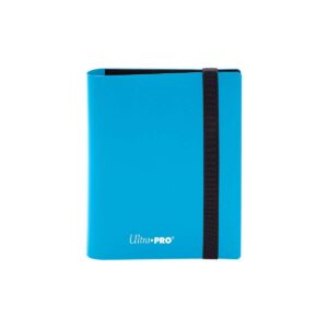 ultra pro e-15366 eclipse 2 pocket pro binder-sky blue