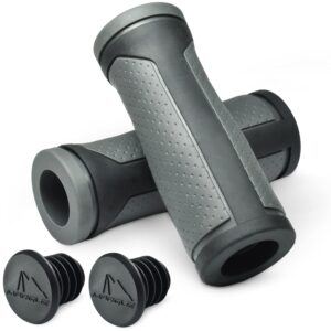 marque twist shifter handlebar grip - bike handlebar grips designed for twist shifter 90mm (gray)