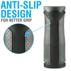 Marque Twist Shifter Handlebar Grip - Bike Handlebar Grips Designed for Twist Shifter 90mm (Gray)