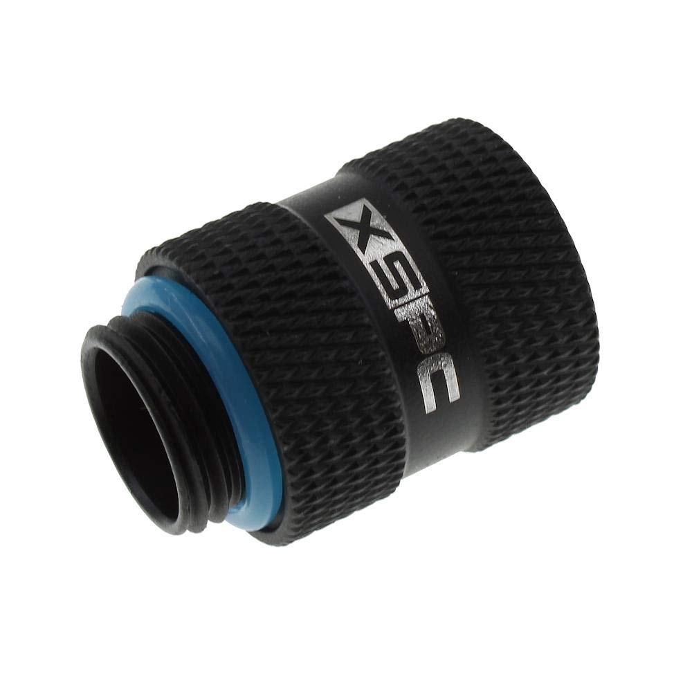 XSPC G1/4" 20mm Male to Female Fitting, Matte Black