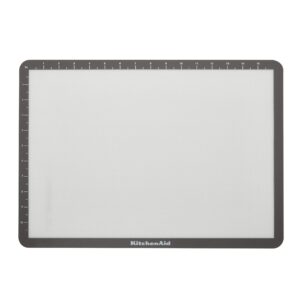 kitchenaid silicone baking mat, 12x17-inch, gray