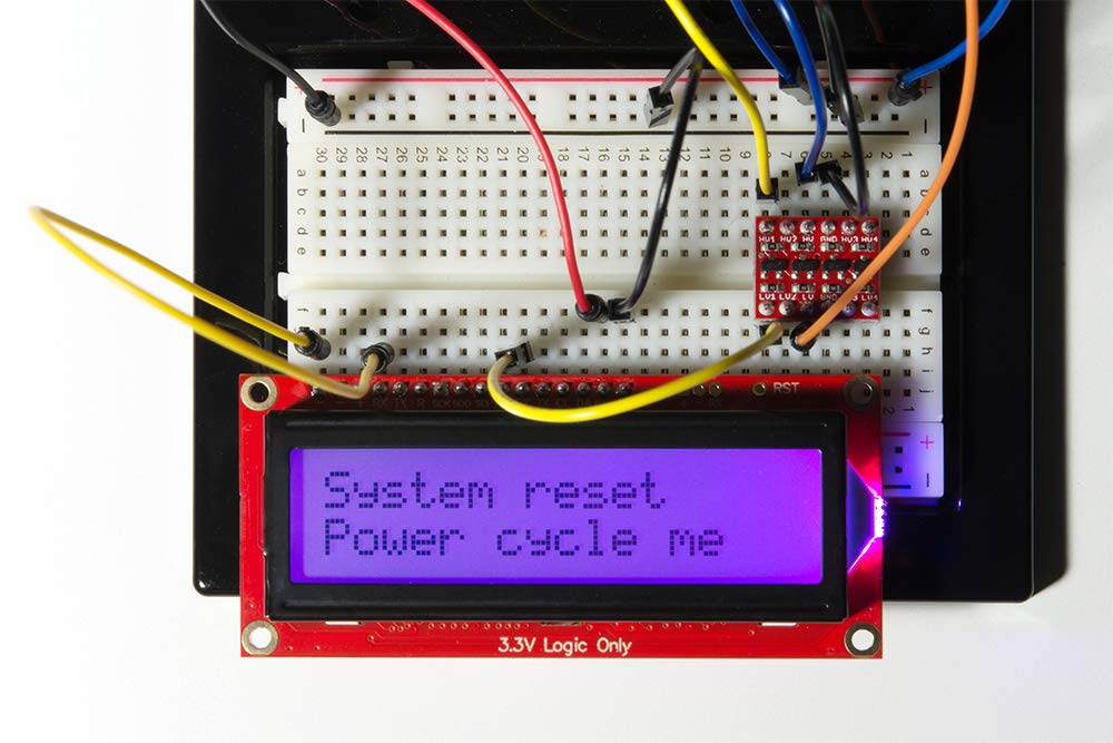 SparkFun 16x2 SerLCD - RGB Backlight (Qwiic) - Compatible with Arduino LCD Communicate Over Serial I2C and SPI 3.3V Compatible