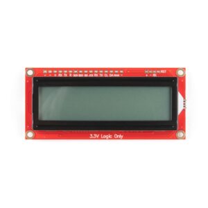 SparkFun 16x2 SerLCD - RGB Backlight (Qwiic) - Compatible with Arduino LCD Communicate Over Serial I2C and SPI 3.3V Compatible