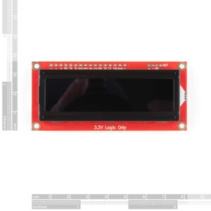 SparkFun 16x2 SerLCD - RGB Text (Qwiic) - Red/Green/Blue Text on Black Display 3.3v Logic and Power