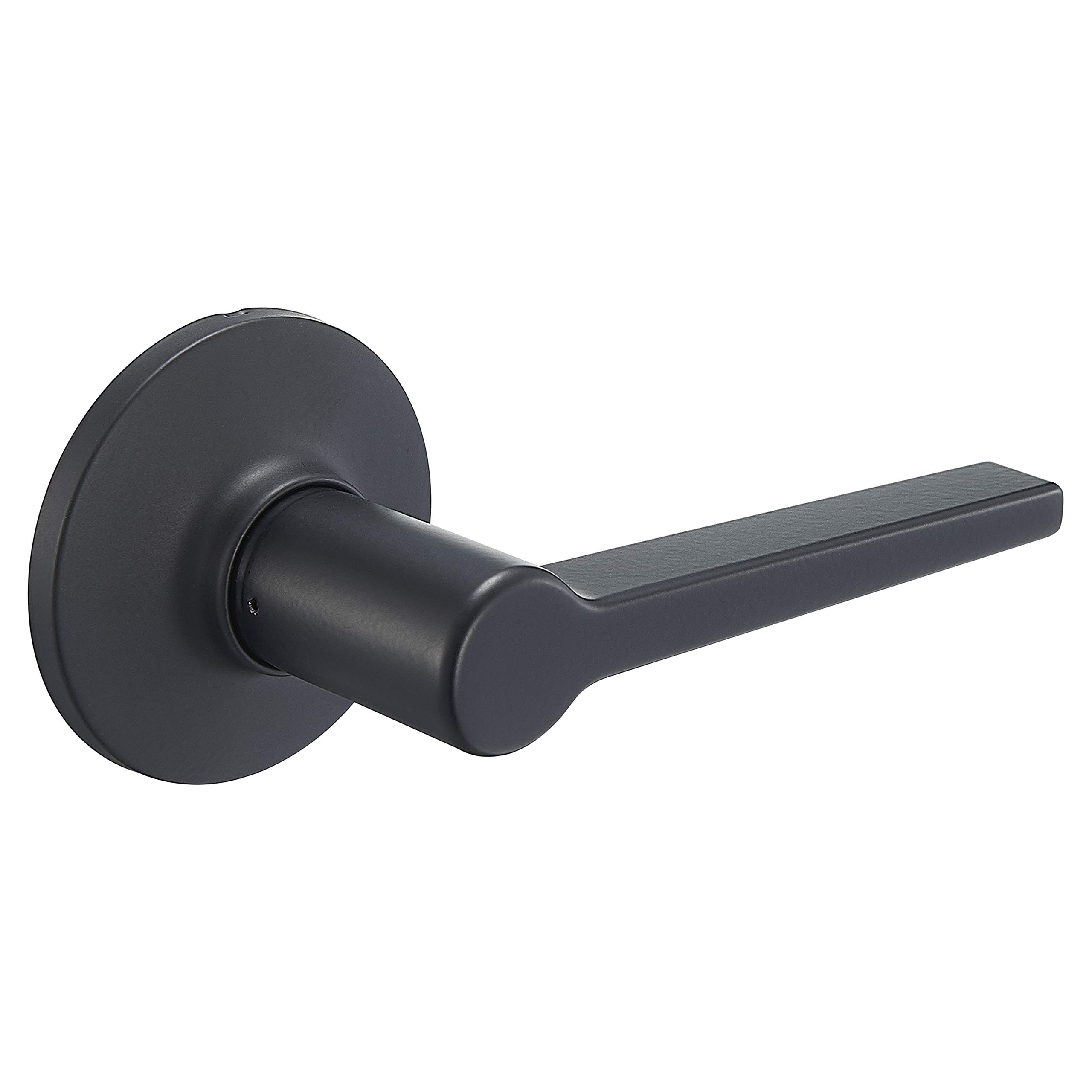 Amazon Basics Manchester Dummy Door Lever, 65mm Dia x 104mm L, Matte Black