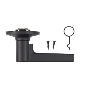 Amazon Basics Manchester Dummy Door Lever, 65mm Dia x 104mm L, Matte Black