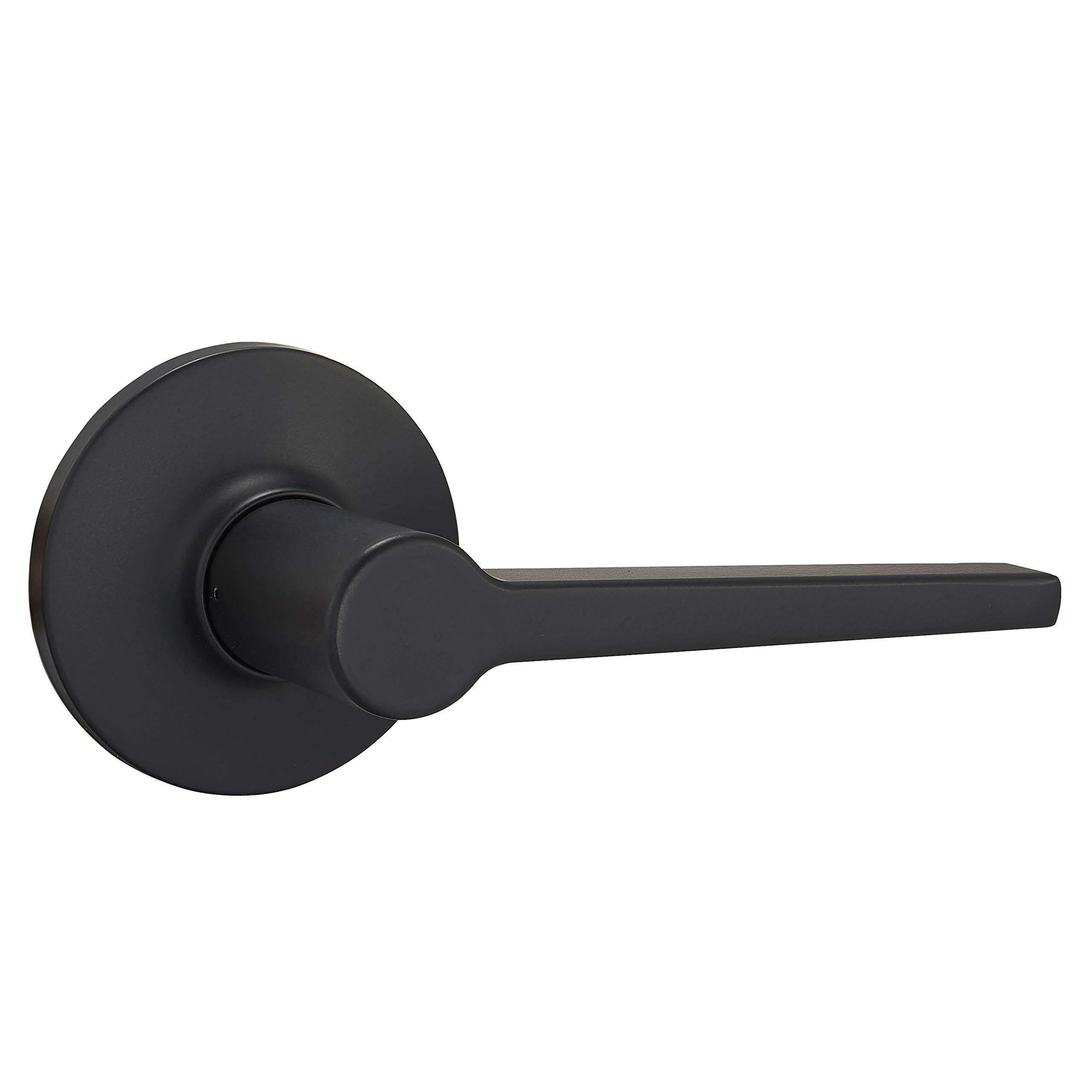 Amazon Basics Manchester Dummy Door Lever, 65mm Dia x 104mm L, Matte Black