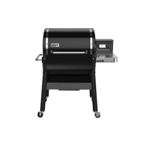 weber smokefire ex4 wood fired pellet grill, black, 2nd generation