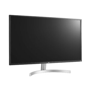 LG 32UL500-W 32 Inch UHD (3840 x 2160) VA Display with AMD FreeSync, DCI-P3 95% Color Gamut and HDR 10 Compatibility, Silver/White (Renewed)