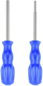 gamebit screwdriver set, security screwdriver bit set 3.8mm and 4.5mm security screwdriver perfect fit for virtual boy, opening nintendo, sega consoles and game cartridges - blue