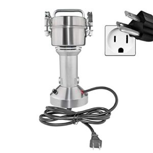 GorillaRock Grain Mill Commercial | Electric Wheat Grinder | Spices and Herbs | Stainless Steel | 110V (100gr)