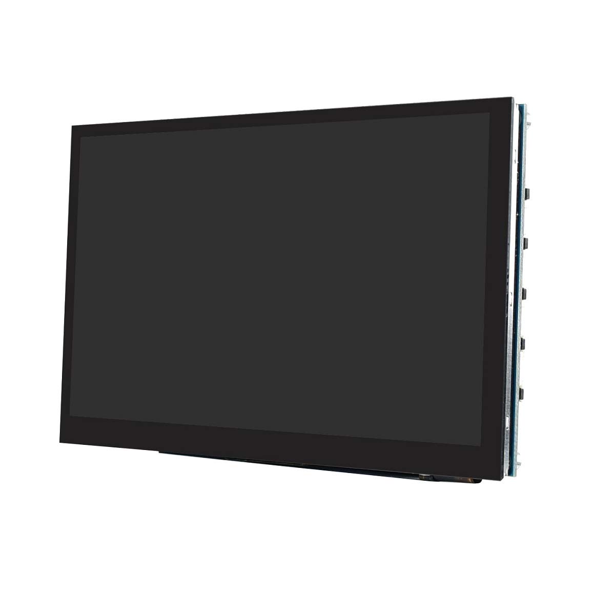 Ingcool 7 inch HDMI LCD 1024x600 Resolution Capacitive Touch Screen IPS Display Module Compatible with Raspberry Pi 4 3 2 1 B B+ A+,Jetson Nano,Support Software Resolution (up to 1920×1080)