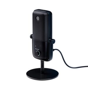 elgato wave:3 - usb condenser microphone and digital mixer for streaming, recording, podcasting - clipguard, capacitive mute, plug & play for pc/mac (renewed)