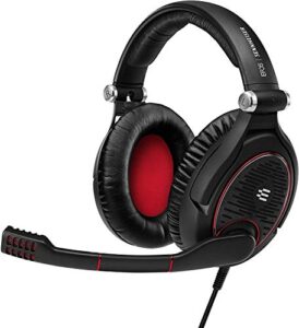 sennheiser epos game zero black gaming headset - stereo - mini-phone (3.5mm) - wired - over-the-head - binaural - circumaural - noise cancelling, uni-directional microphone - black