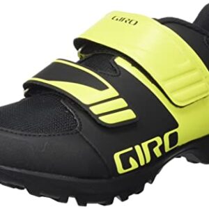 Giro Berm Cycling Shoe - Men's Black/Citron Green 47