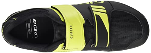 Giro Berm Cycling Shoe - Men's Black/Citron Green 47